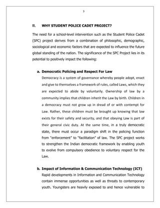 The Student Police Cadet (SPC) project Vision Document | PDF
