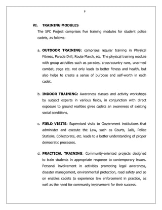 The Student Police Cadet (SPC) project Vision Document | PDF