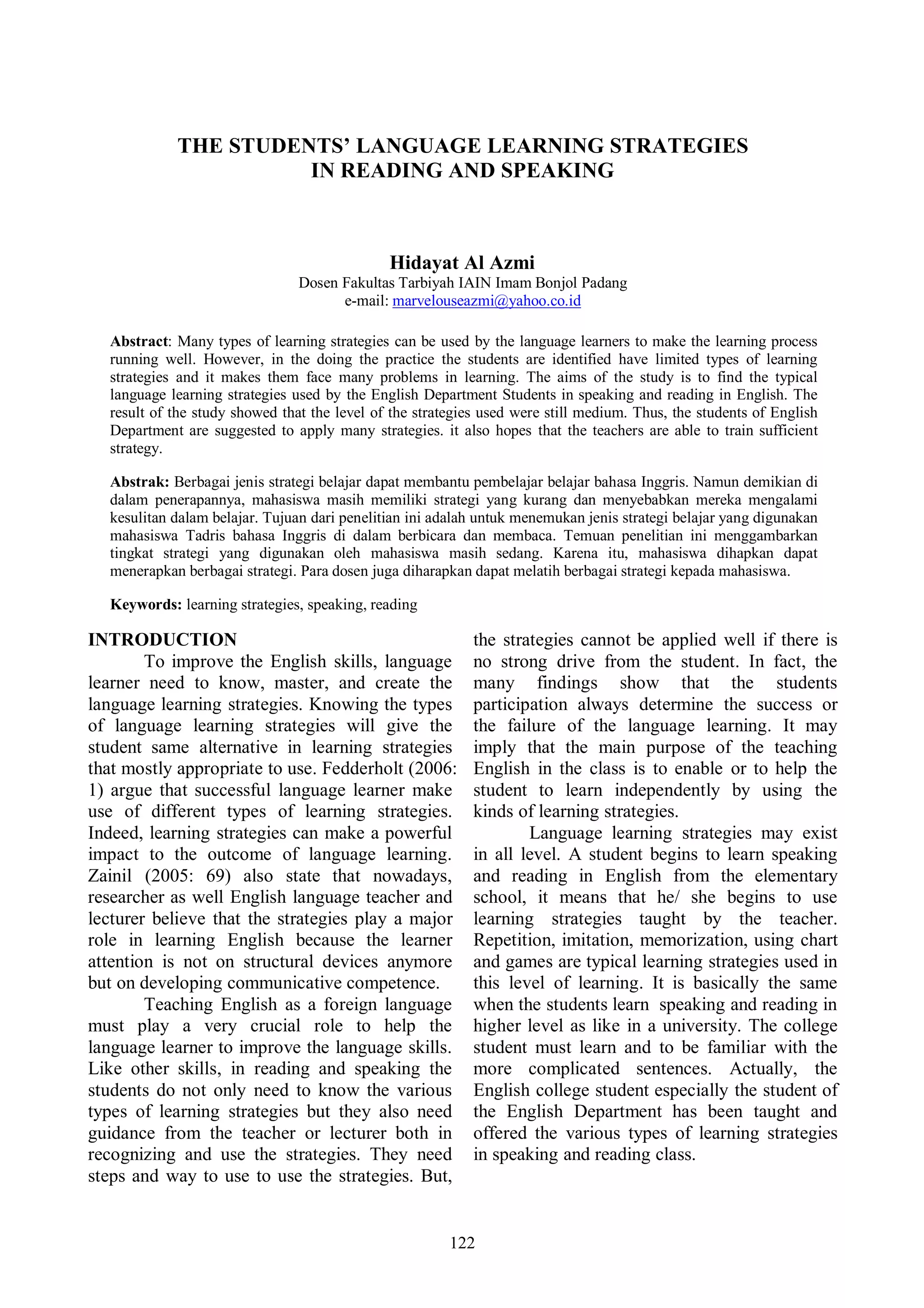 The students language_learning_strategies_in_read | PDF