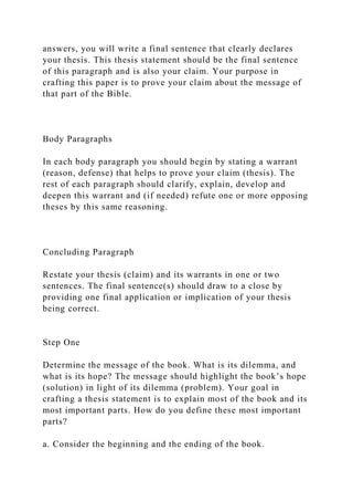 The student will craft a brief three page essay that summarizes an.docx