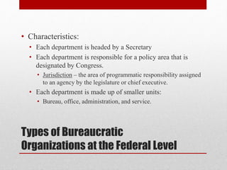 The study of administration and the structure of american public ...