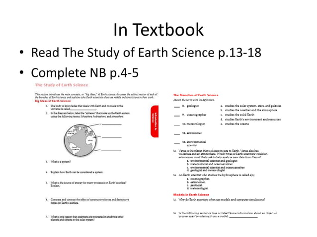 Branches of Earth Science | PPTX | Geology | Science
