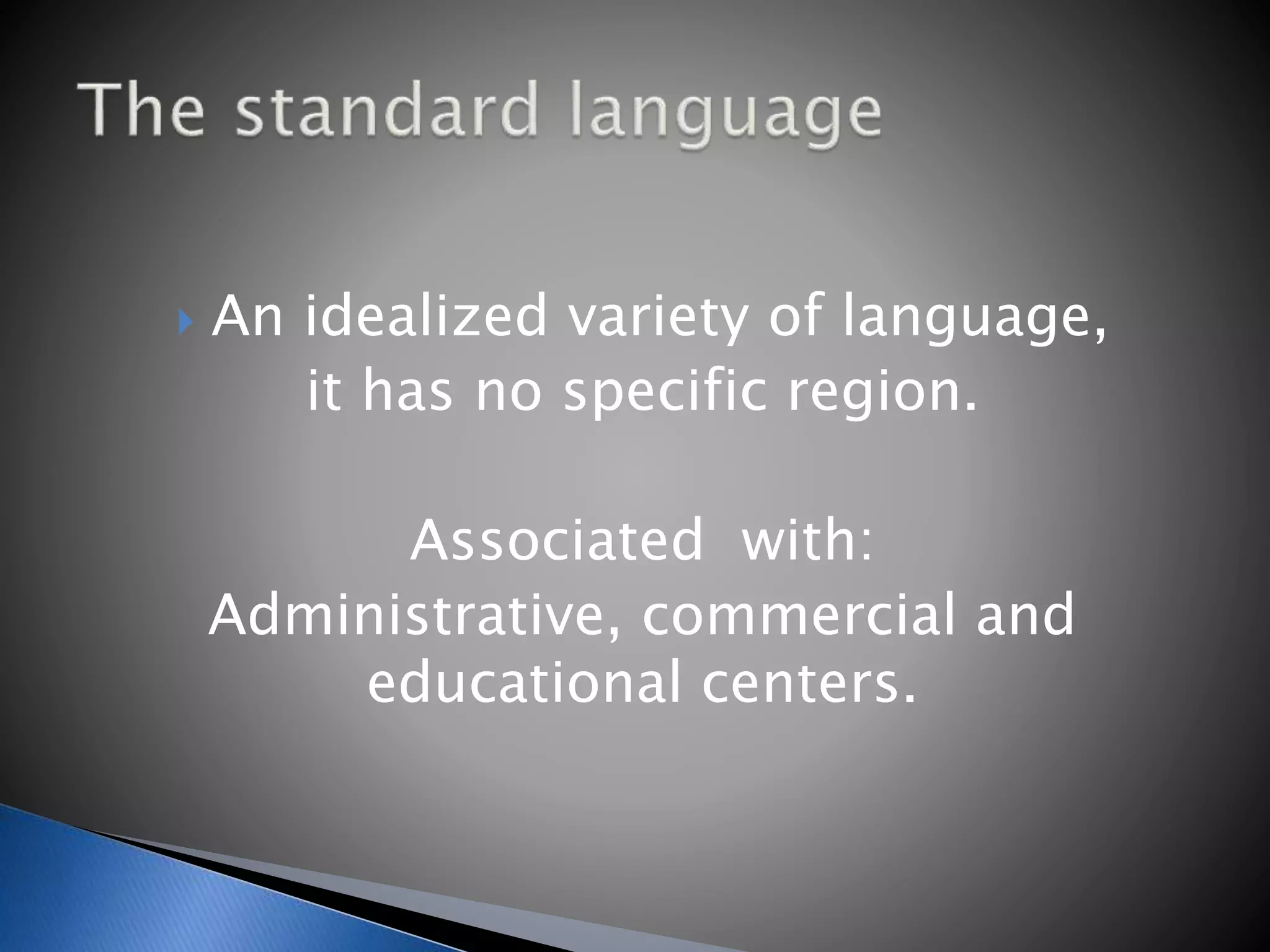 CHAPTER 18: Regional variation in language | PPTX