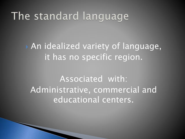 CHAPTER 18: Regional variation in language | PPTX