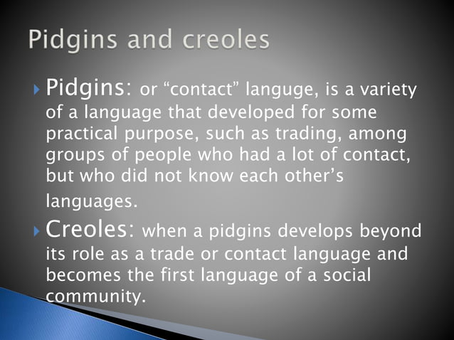 CHAPTER 18: Regional variation in language | PPTX