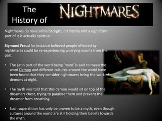 The Study of Nightmares | PPT