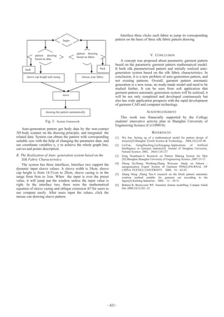 The study of pattern auto generation system based on silk fabric ...