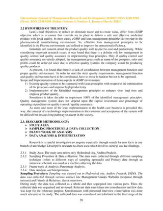 The study of scope and implementation of lean aspects | PDF