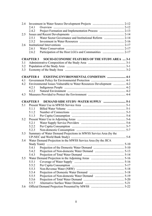 The Study of Water Security Master Plan for Metro Manila and Its ...