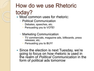 The study & practice of rhetoric | PPTX