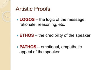 The study & practice of rhetoric | PPTX