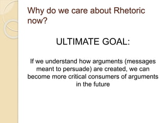 The study & practice of rhetoric | PPTX