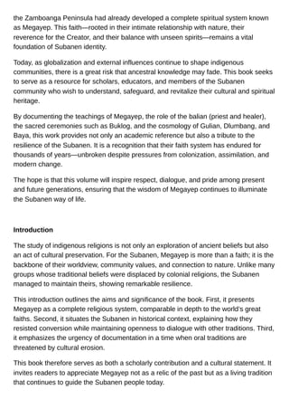 The Subanen Ancient RELIGION MEGAYEP. pdf | PDF