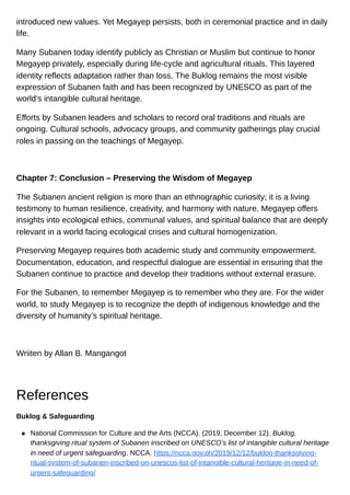 The Subanen Ancient RELIGION MEGAYEP. pdf | PDF