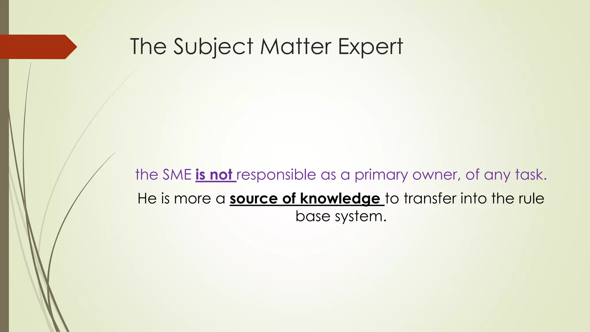 The Subject Matter Expert | PDF