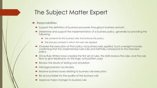 The Subject Matter Expert | PDF