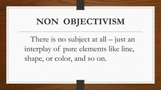 The subject of art | PPTX