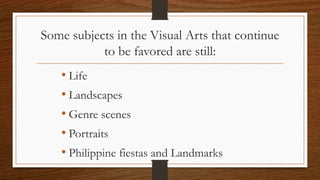 The subject of art | PPTX