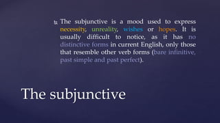 The subjunctive | PPTX