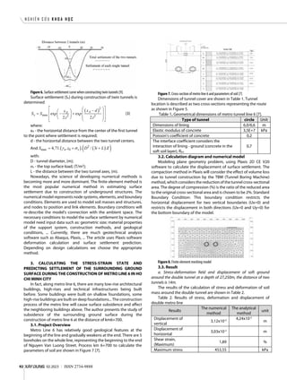 THE SUBSIDENCE PREDICTION DUE TO LOAD CHARACTERISTICS OF UNDERGROUND STRUCTURES IN SOFT SOIL IN ...