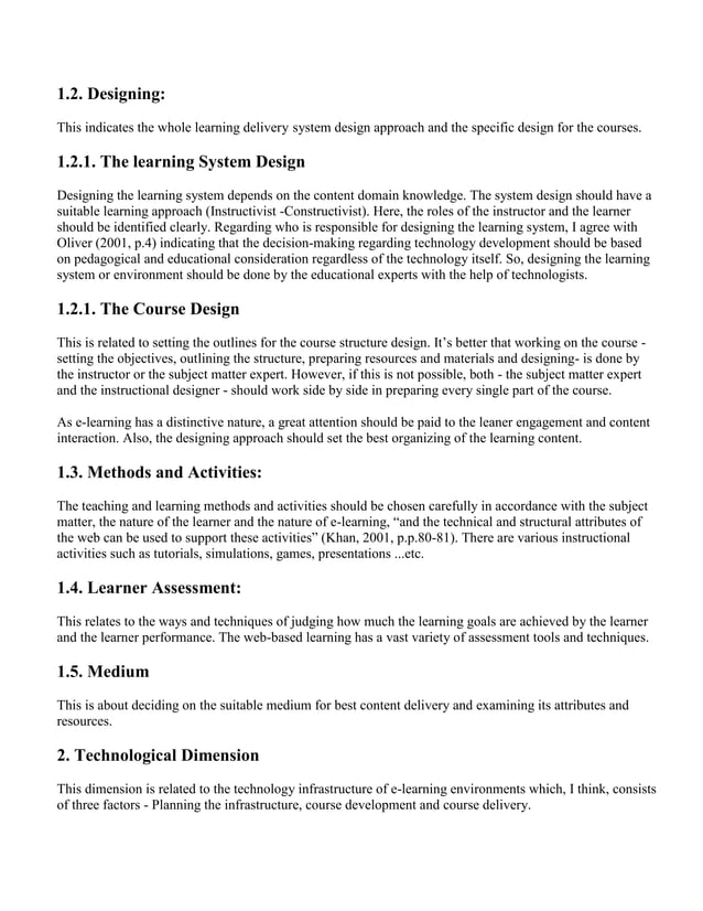 The success factors for effective implementation of e learning systems | PDF