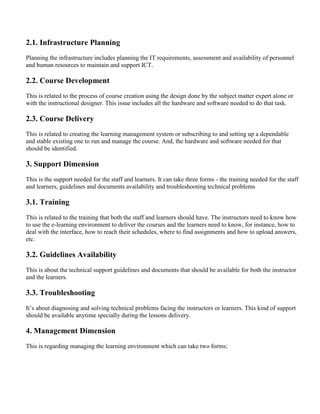 The success factors for effective implementation of e learning systems | PDF