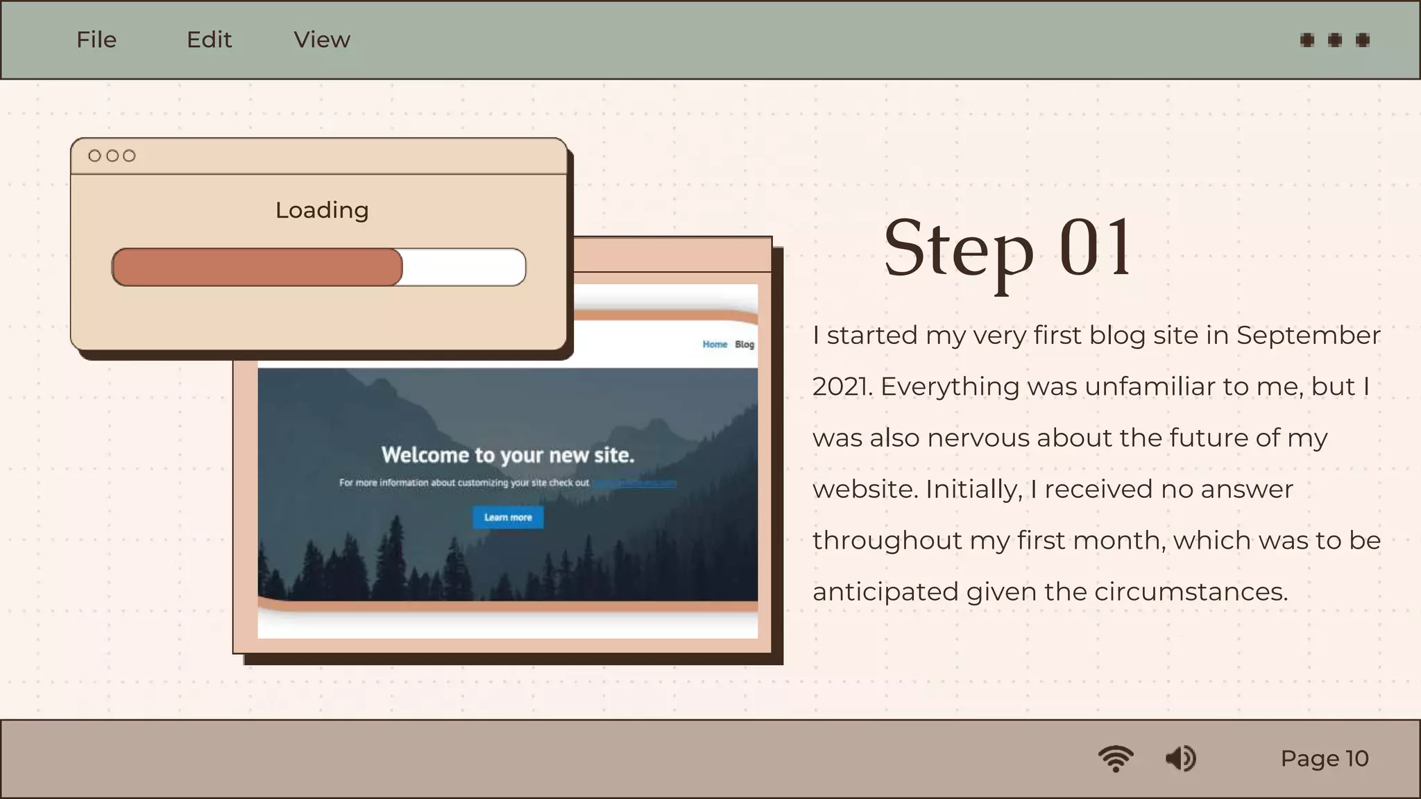 The success of my blog site | PPT