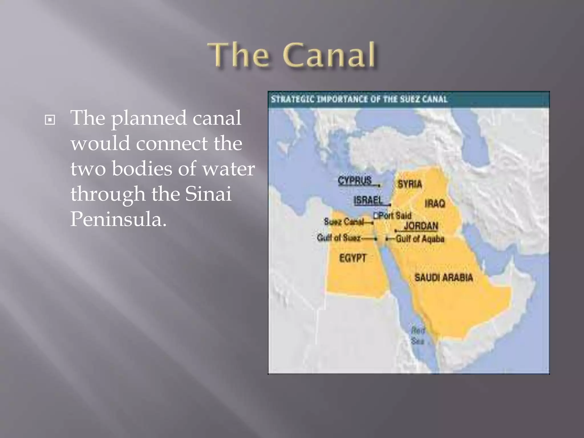 The Suez Canal | PPTX