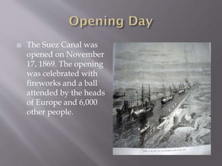 The Suez Canal | PPTX