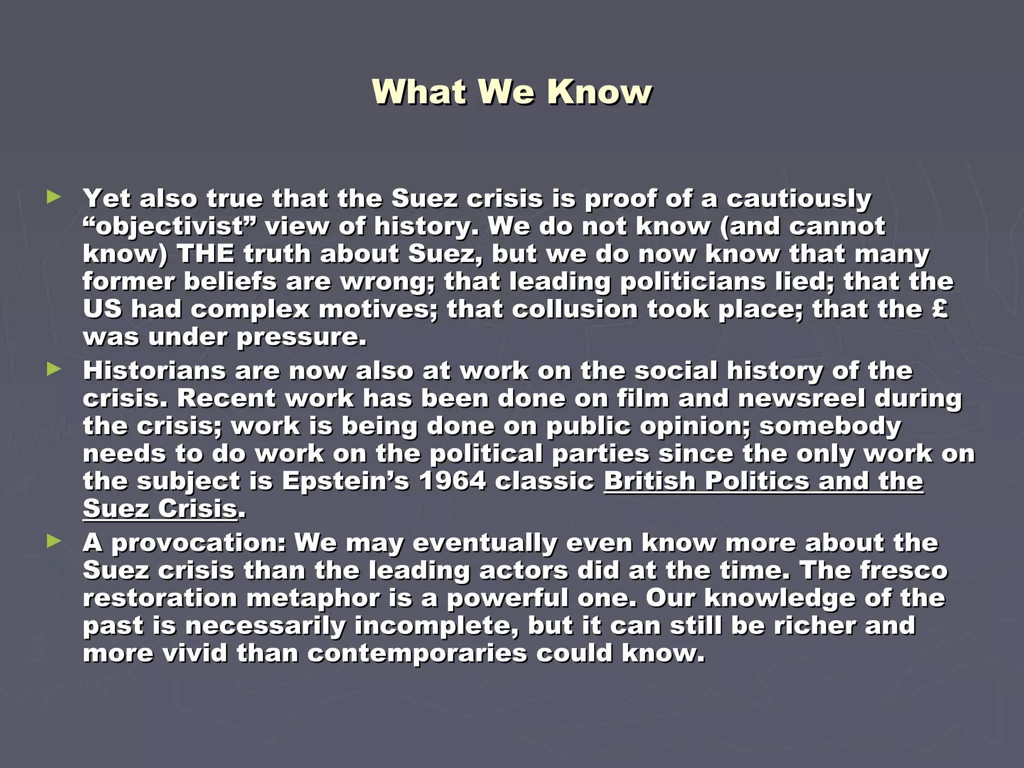 The suez crisis 1956 | PPT