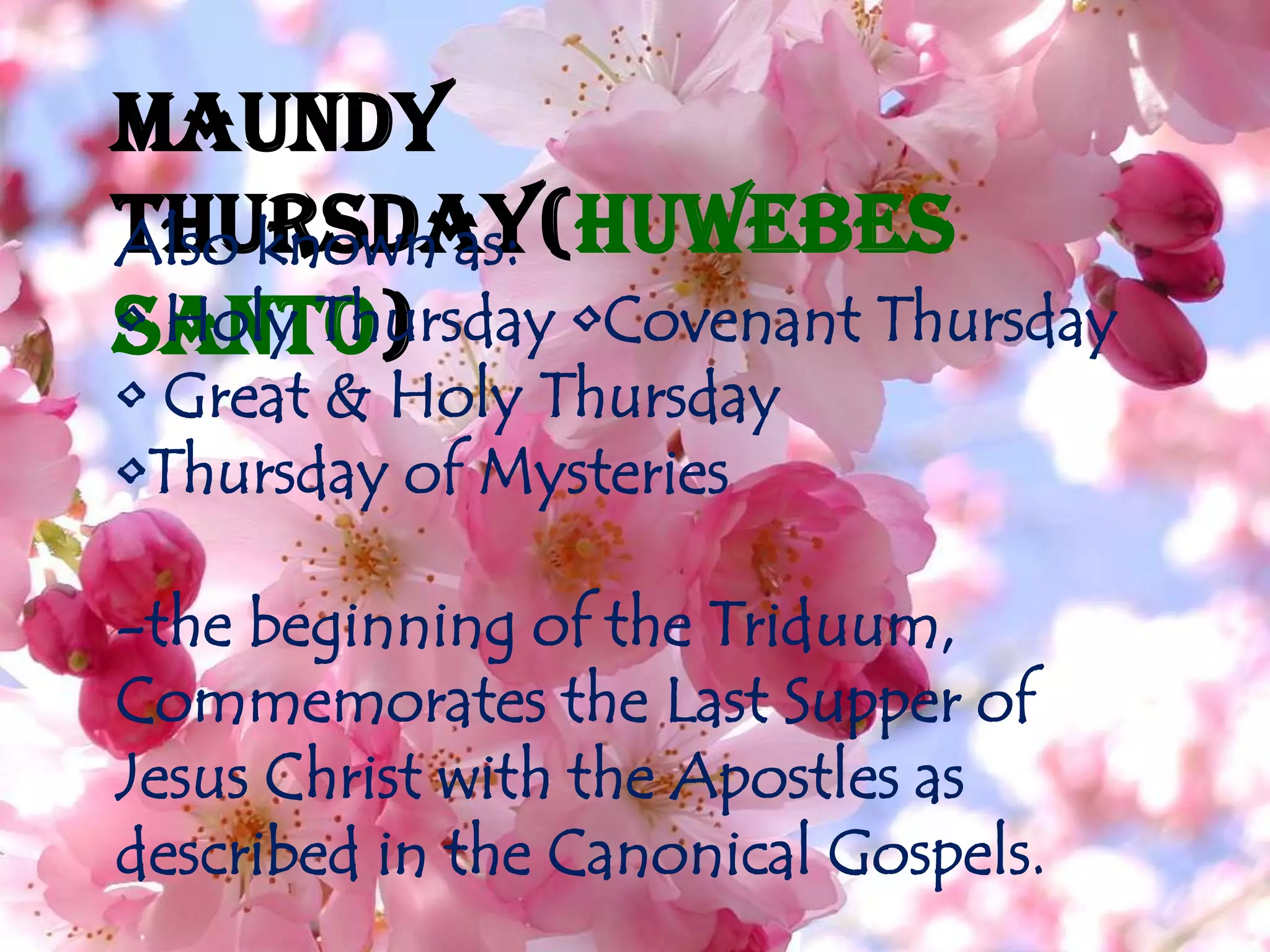 The Suffering, Death and Resurrection of Christ | PPTX