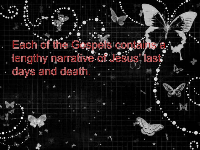 The Suffering, Death and Resurrection of Christ | PPTX