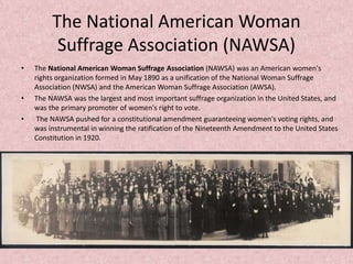 The suffrage movement | PPTX