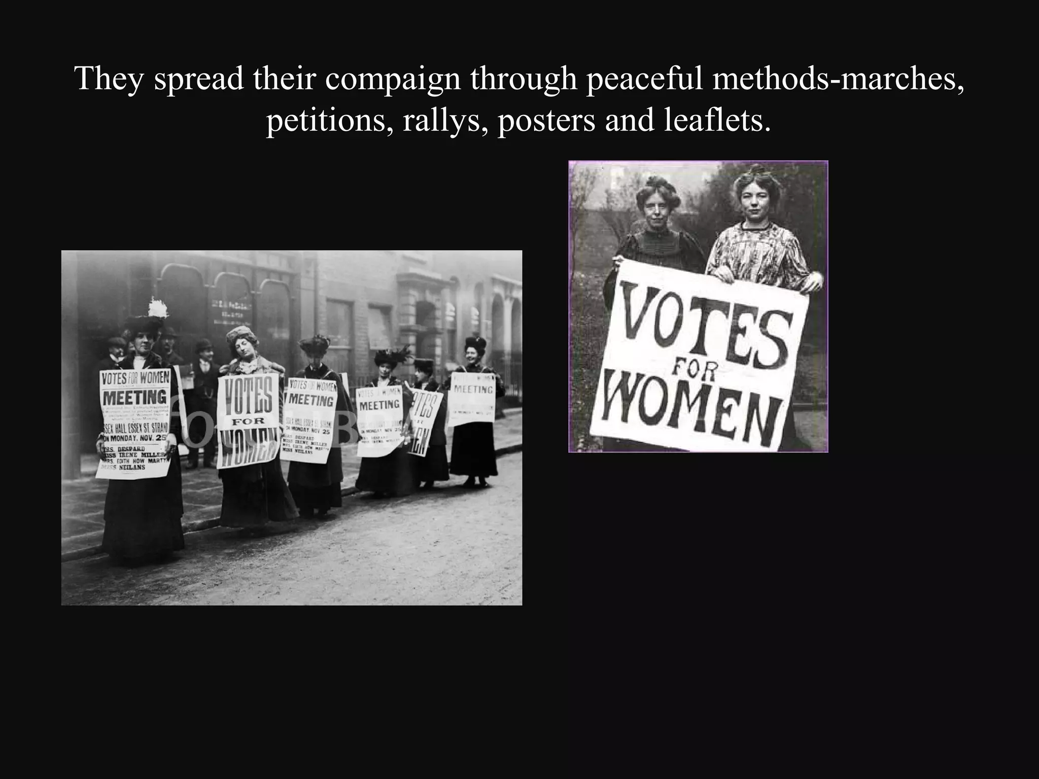 The women's suffrage movement in UK | PPT