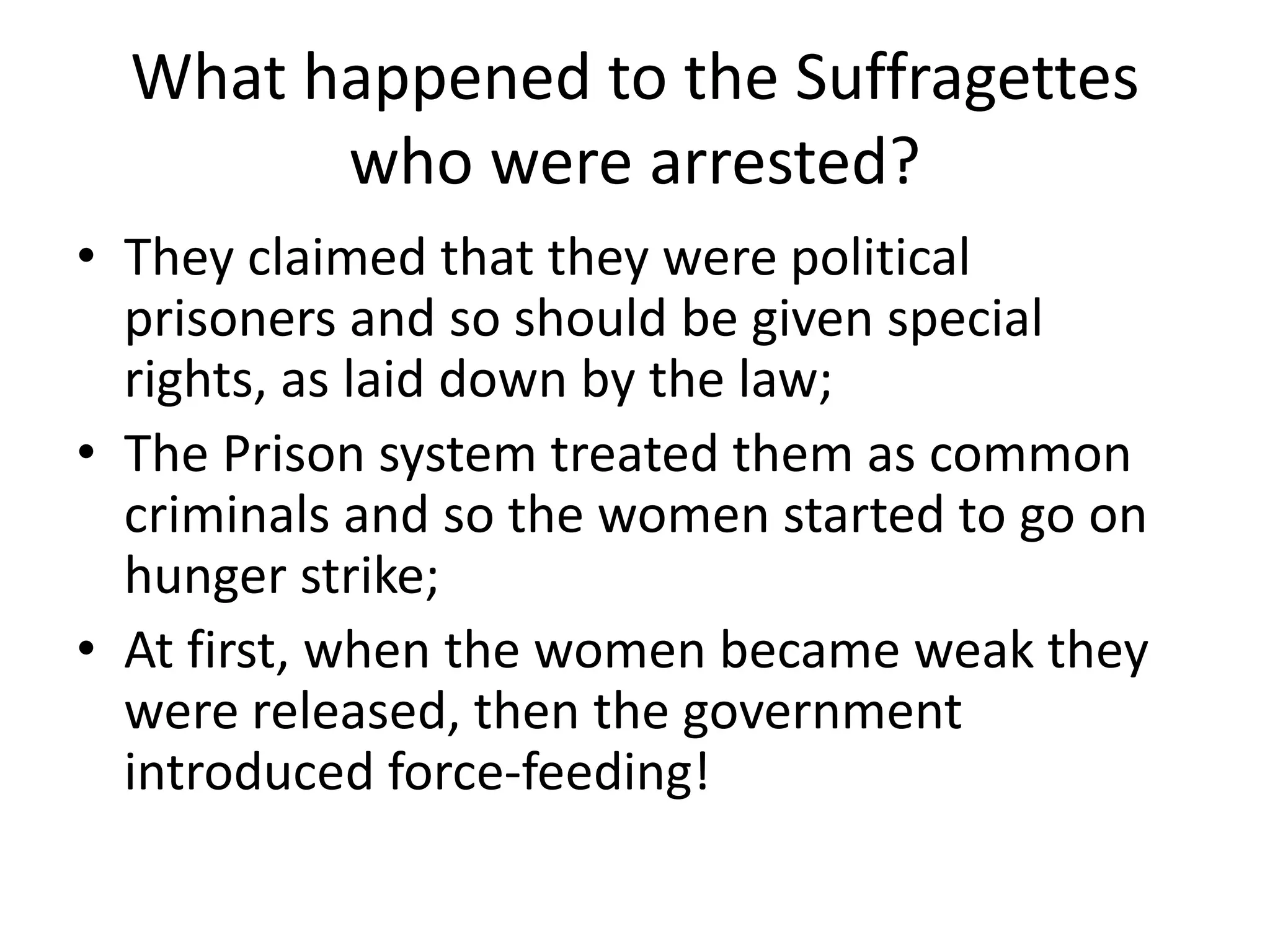 The suffragettes | PPT