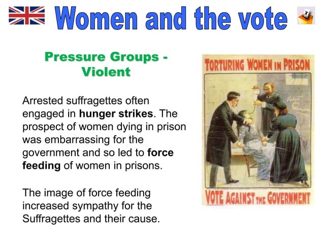 Women and the vote - The Suffragettes | PPT