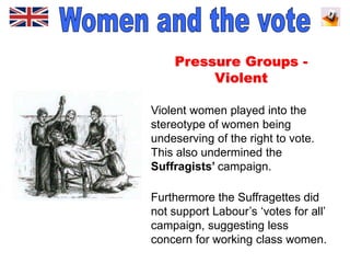 Women and the vote - The Suffragettes | PPT