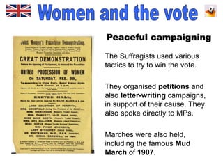 Women and the vote - The Suffragists | PPT