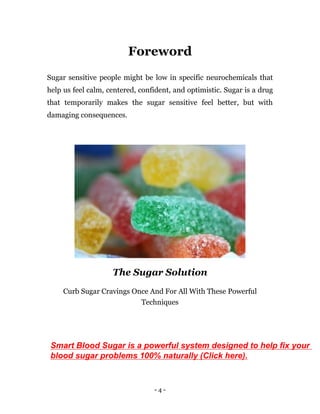 The sugar solution | Blood Sugar | PDF