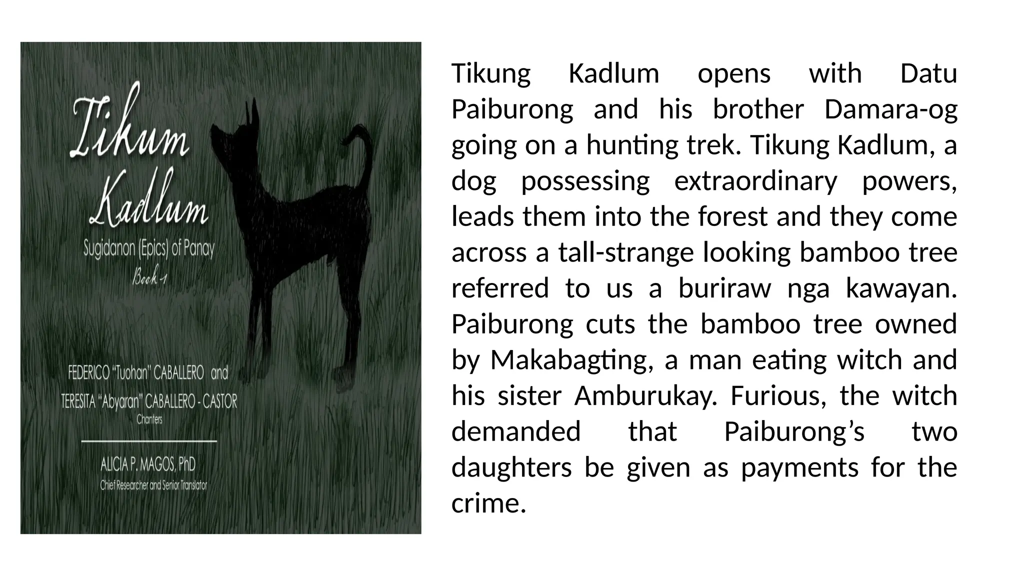 The Sugidanon of Panay - Epic- Chantings | PPTX | Cricket | Sports