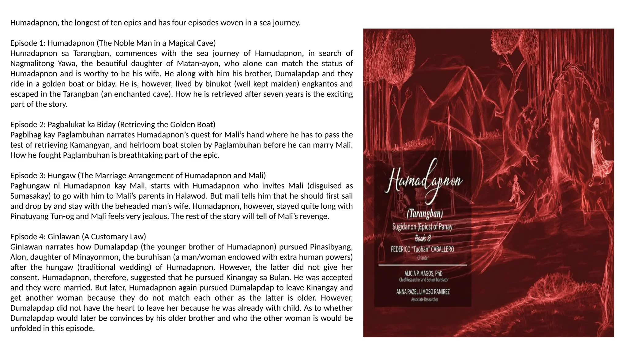 The Sugidanon of Panay - Epic- Chantings | PPTX | Cricket | Sports