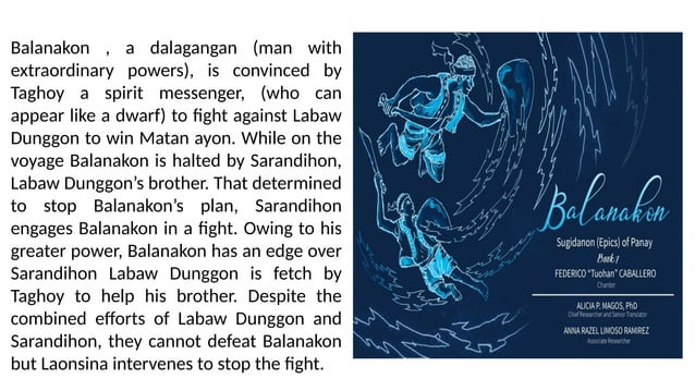 The Sugidanon of Panay - Epic- Chantings | PPT