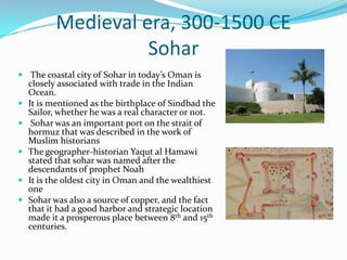The Sultanate Of Oman Presentation | PPTX
