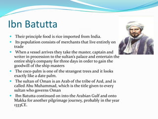 The Sultanate Of Oman Presentation | PPTX