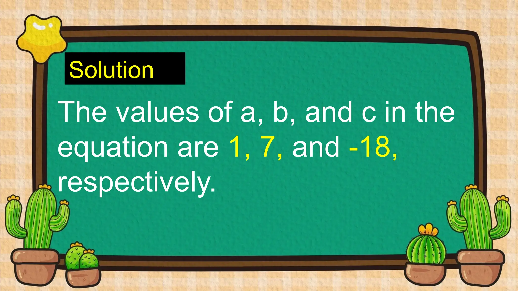 The Sum And The Product Of Roots Of Quadratic Equationspptx Physics Science
