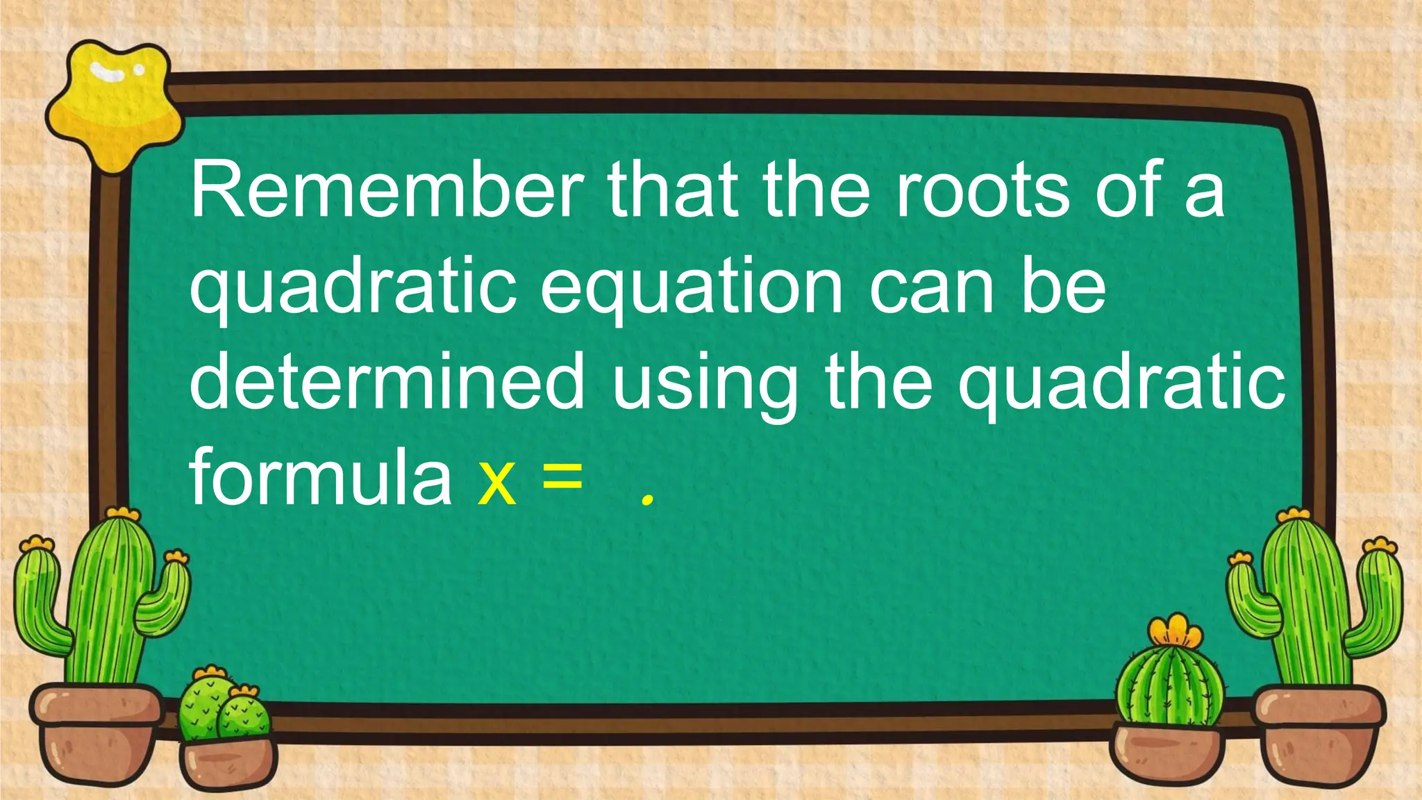 The Sum And The Product Of Roots Of Quadratic Equationspptx Physics Science