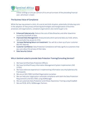 The Summary Guide to Compliance with the Kenya Data Protection Law | PDF