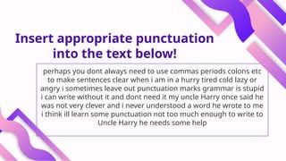 The Summary of Punctuation for XI Grade.pptx