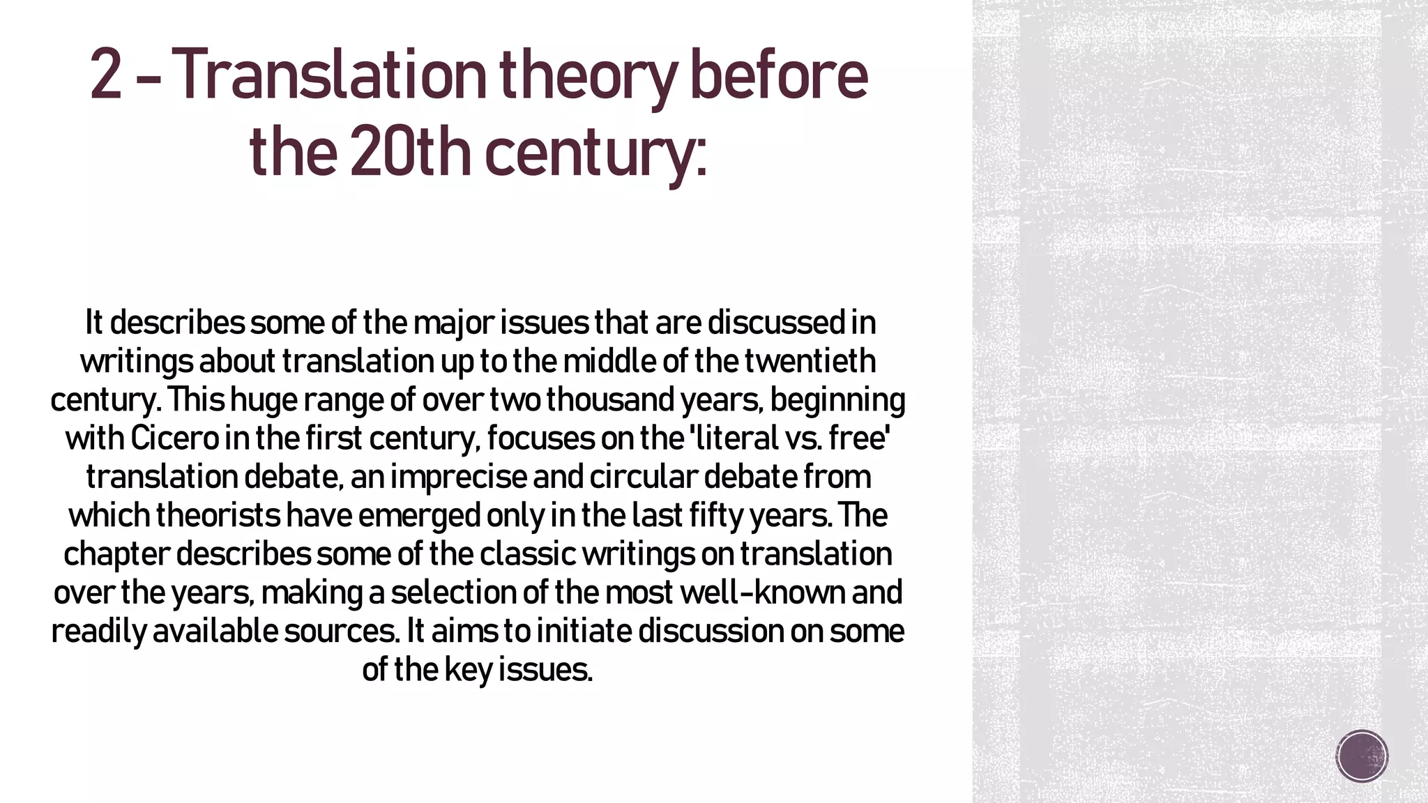 The summary of `Introducing Translation Studies` by Jeremy Munday | PDF