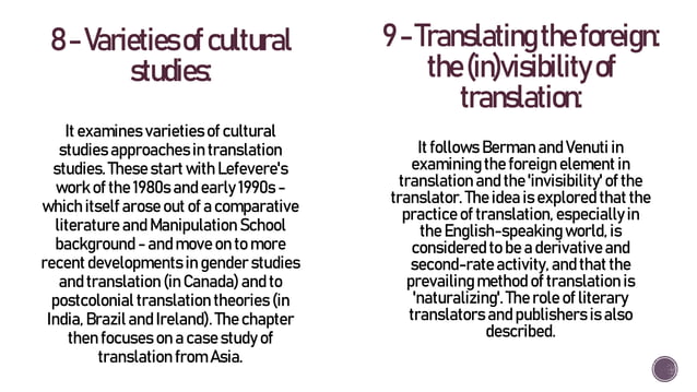 The summary of `Introducing Translation Studies` by Jeremy Munday | PDF ...